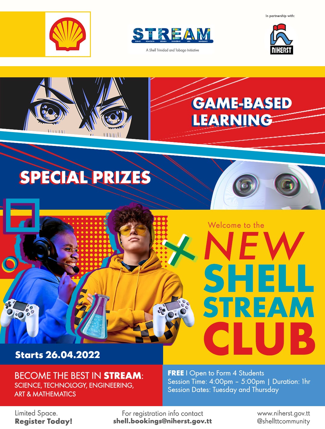 NIHERST | Shell STREAM Programme powered by NIHERST